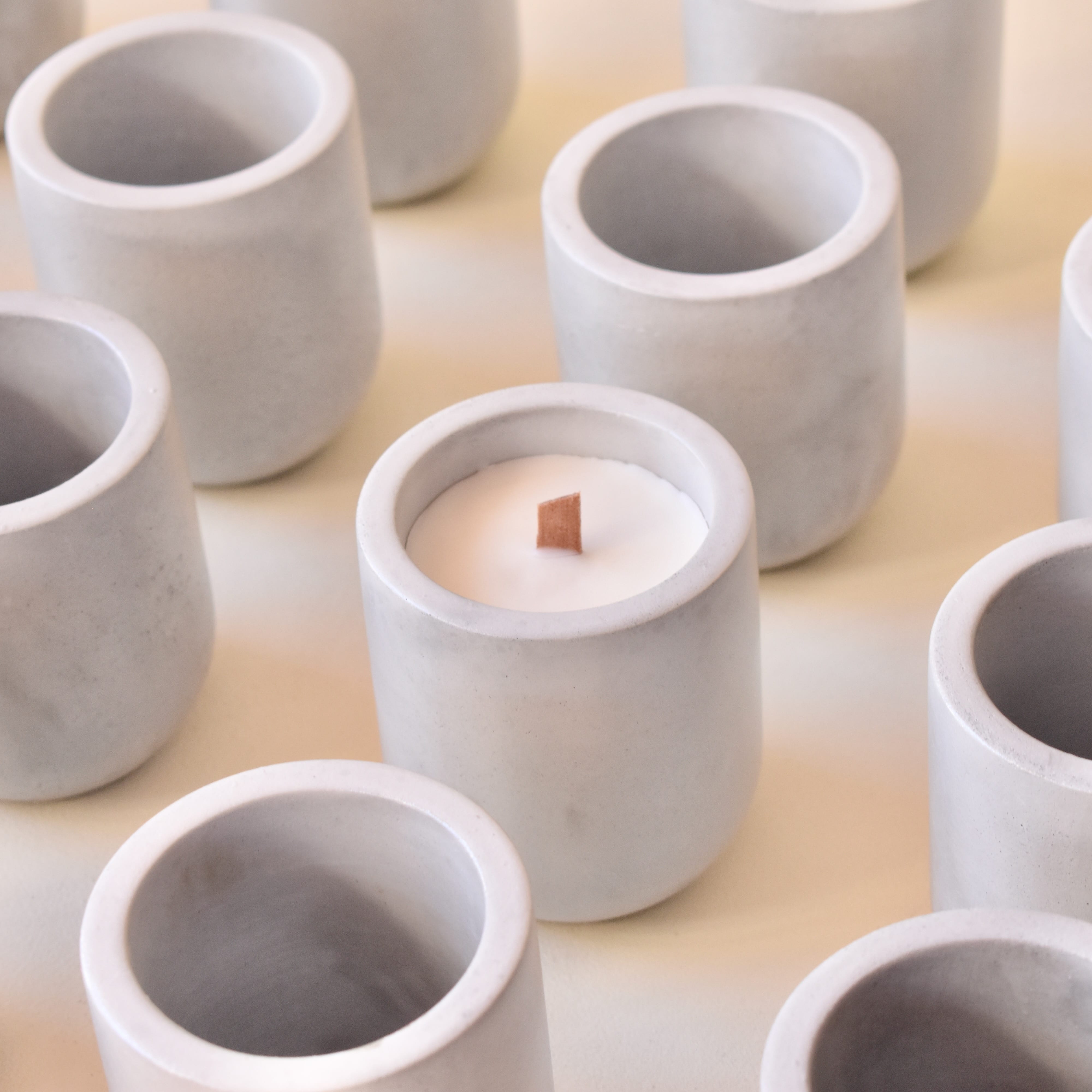 Magnus - 150ml | Handmade Premium Empty Concrete Candle Jar for Wholes