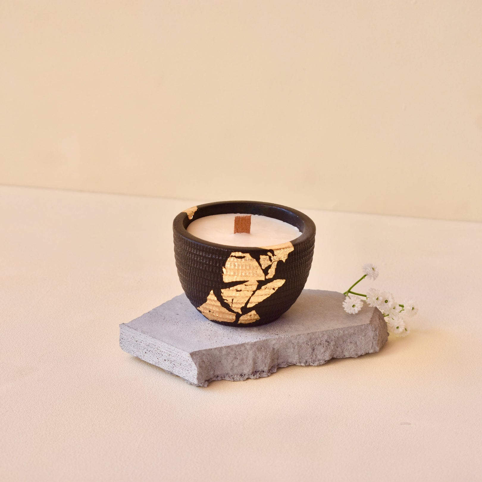 Anna - 100ml | Premium Handmade Concrete Candle Jar (Empty) for Candle ...