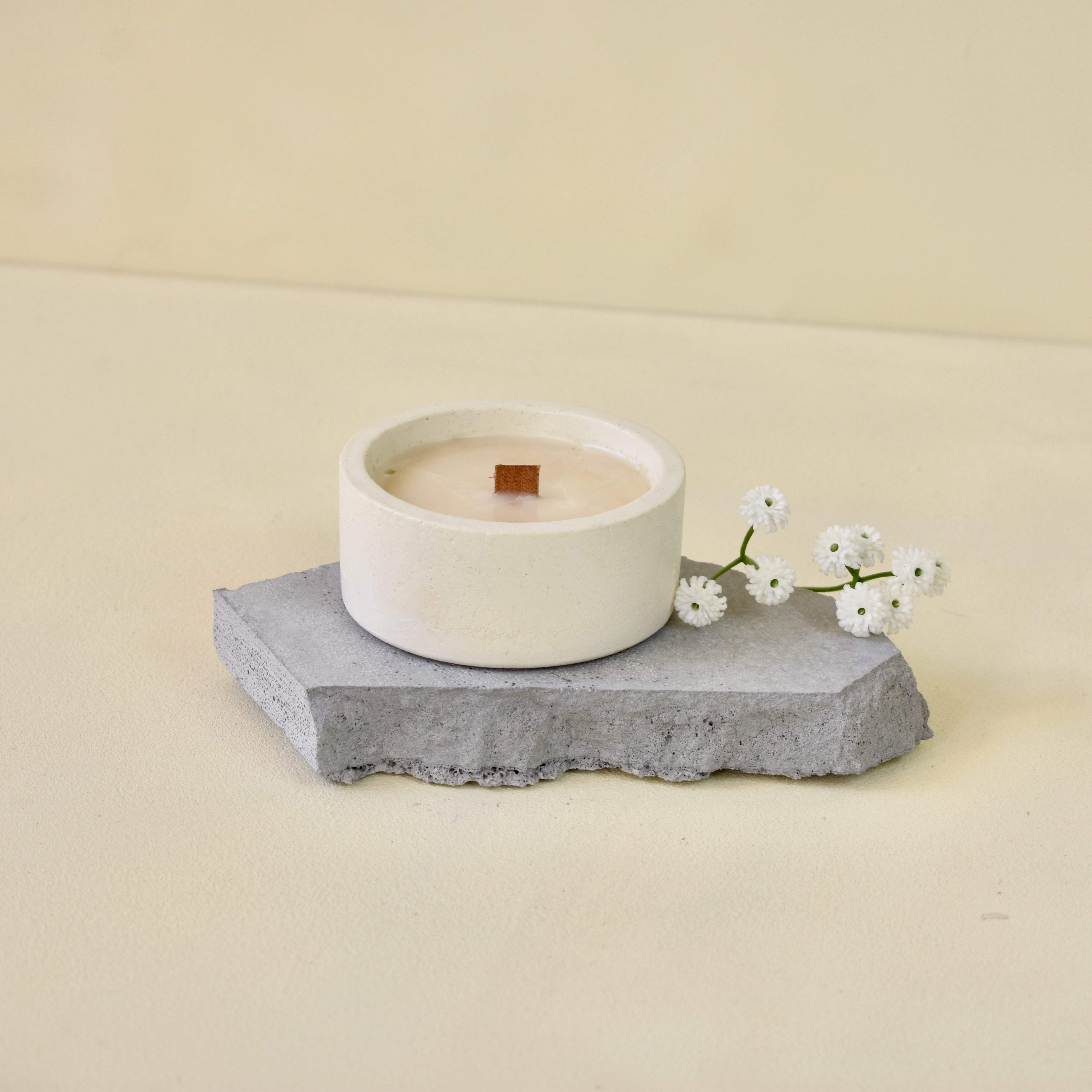 Ella - 50ml | Premium Handmade Empty Concrete Candle Jars for Wholesal